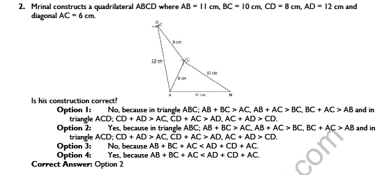 CBSE Class 8 Maths Practical Geometry Worksheet Set B